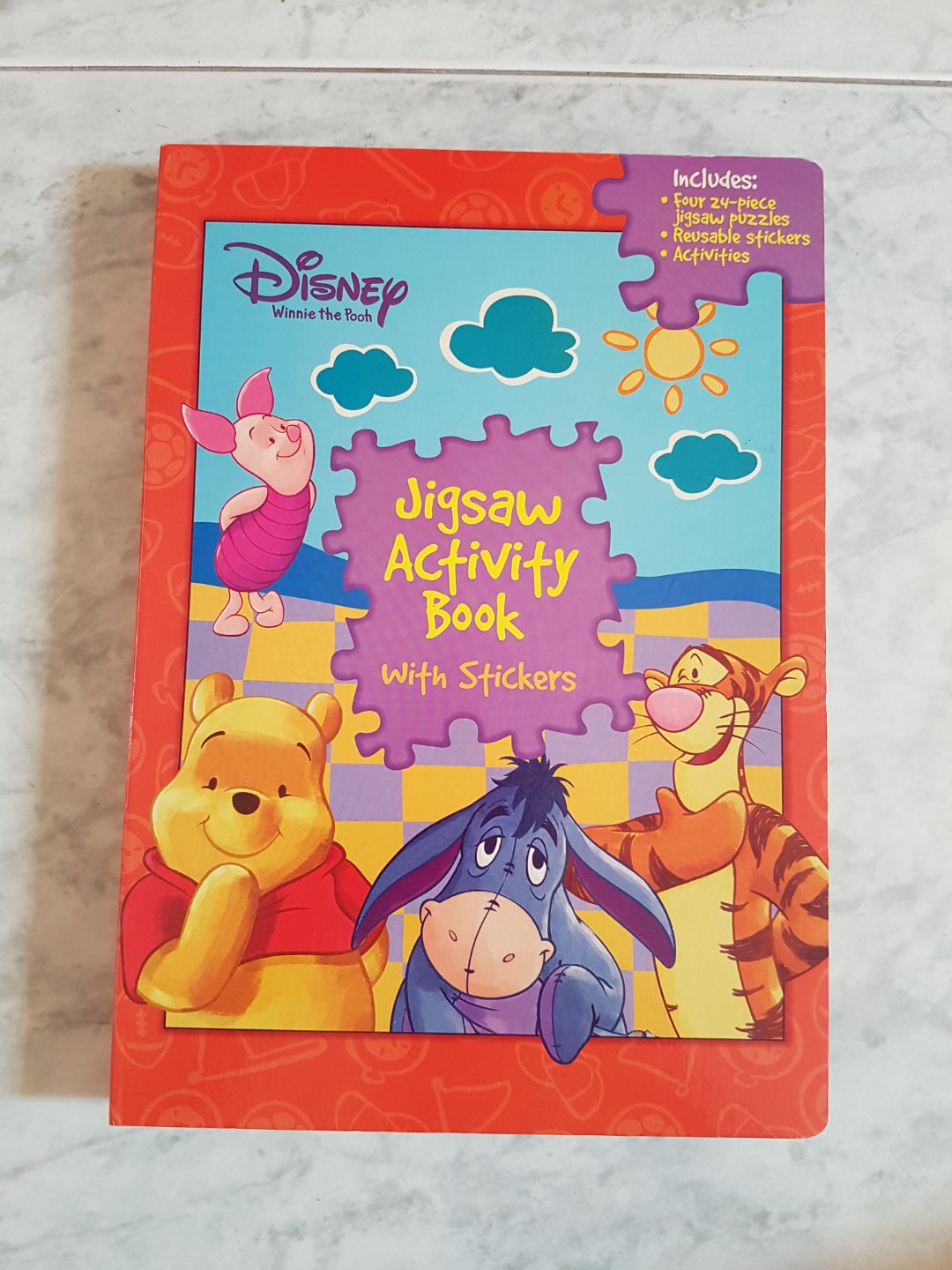 Jigsaw Activity Book with Stickers, Hobbies & Toys, Books & Magazines ...