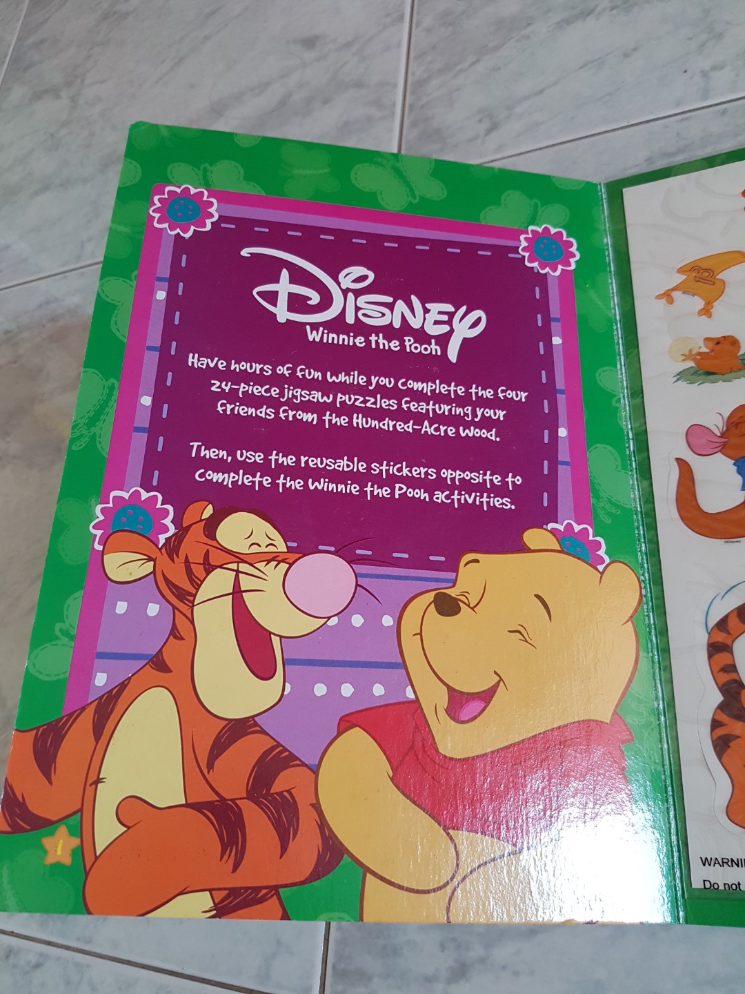 Jigsaw Activity Book with Stickers, Hobbies & Toys, Books & Magazines ...