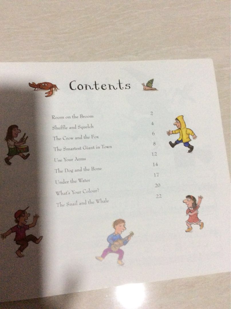 Julia Donaldson Room on the Broom and other Song, Hobbies & Toys, Books ...