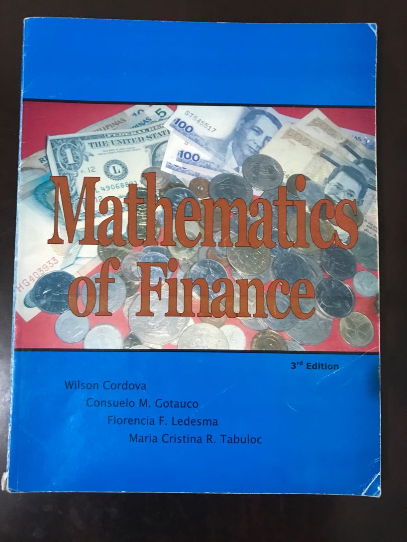 Mathematics of Finance by Wilson Cordova, Hobbies & Toys, Books ...