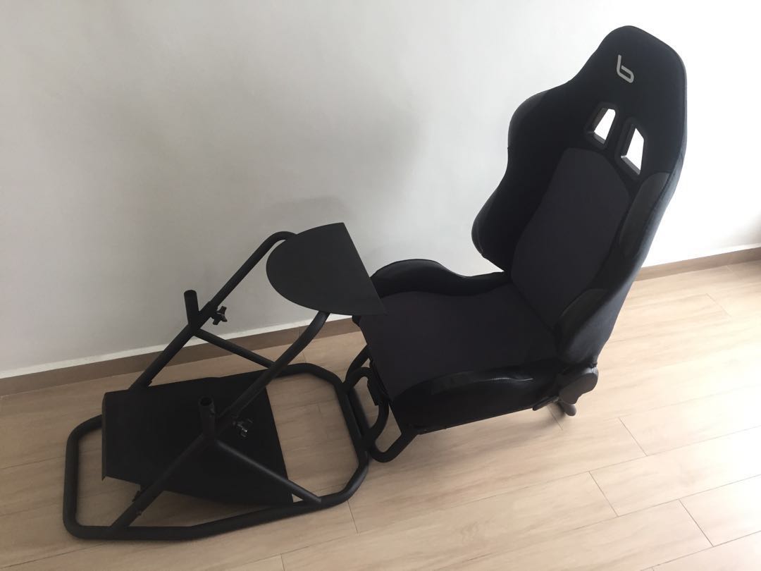 Obutto Ozone Racing Simulator Gaming Cockpit, Video Gaming, Video Game ...