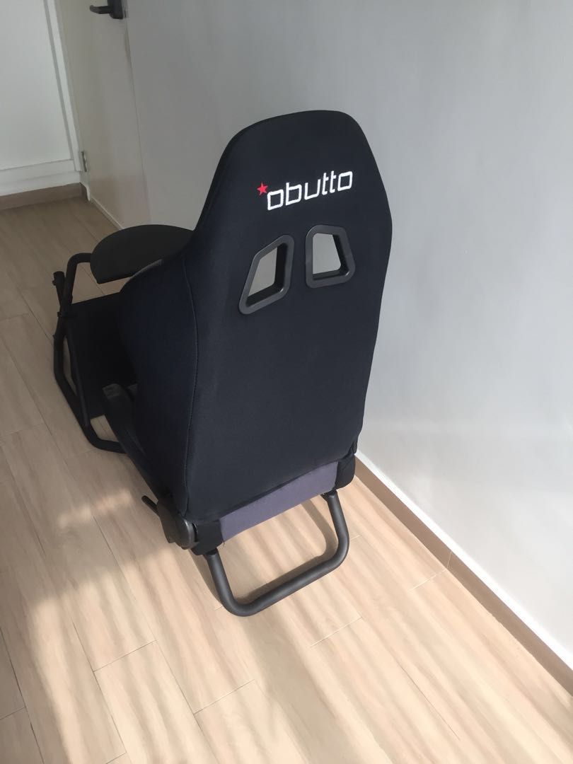Obutto Ozone Racing Simulator Gaming Cockpit, Video Gaming, Video Game ...