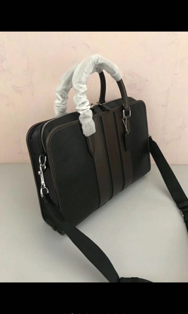 Original coach men laptop bag office back work bag, Men's Fashion ...