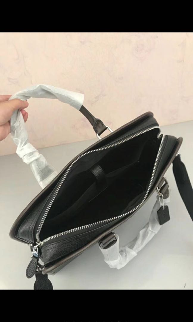 Original coach men laptop bag office back work bag, Men's Fashion ...
