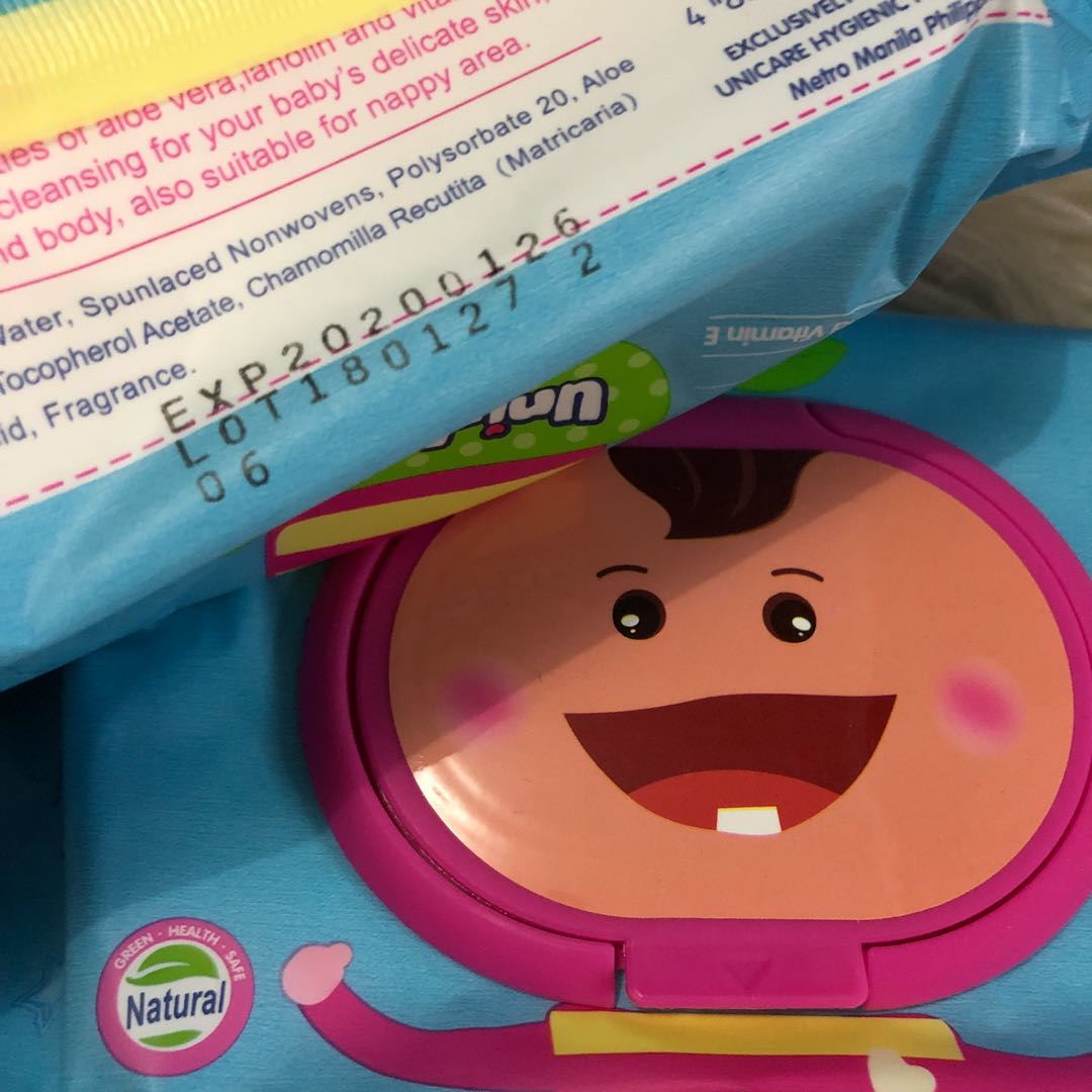 Original UNI-LOVE Baby Wipes 100’s UNSCENTED, Babies & Kids, Bathing ...