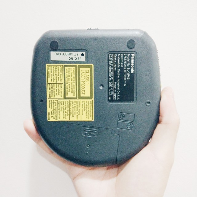 Panasonic Discman/Walkman (VCD & CD player) SL-VP43, Audio, Portable ...