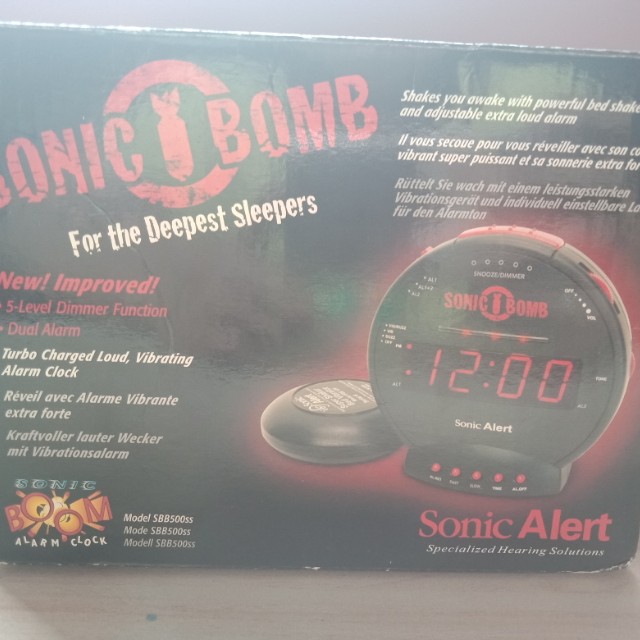 Sonic BOMB Alarm!, TV & Home Appliances, TV & Entertainment ...