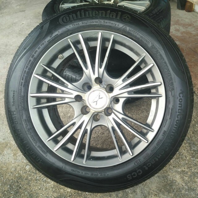 Tayar continental untuk MyVi, Auto Accessories on Carousell