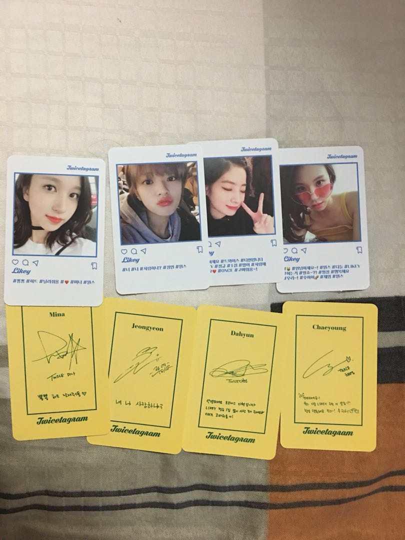 Twice likey photocards official , Hobbies & Toys, Memorabilia ...