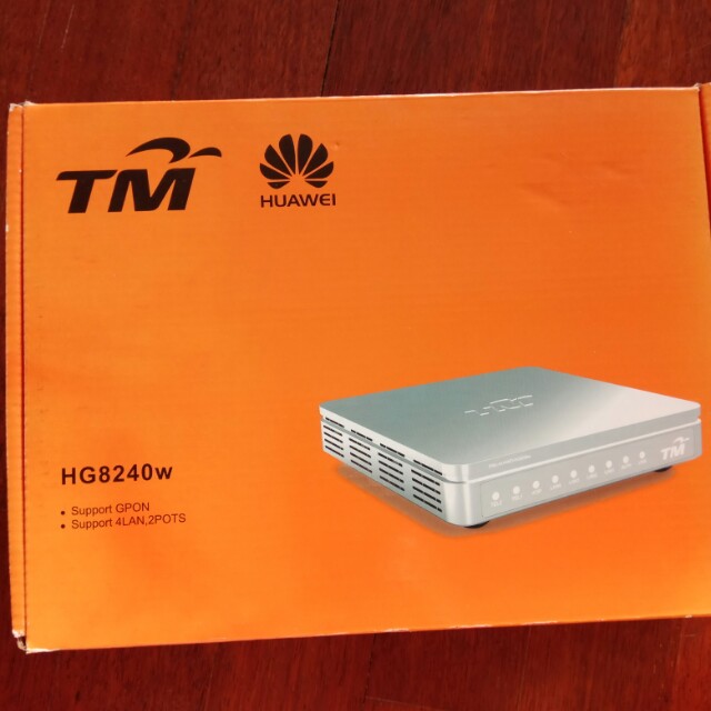 Unifi fibre optic modem, Computers & Tech, Laptops & Notebooks on Carousell