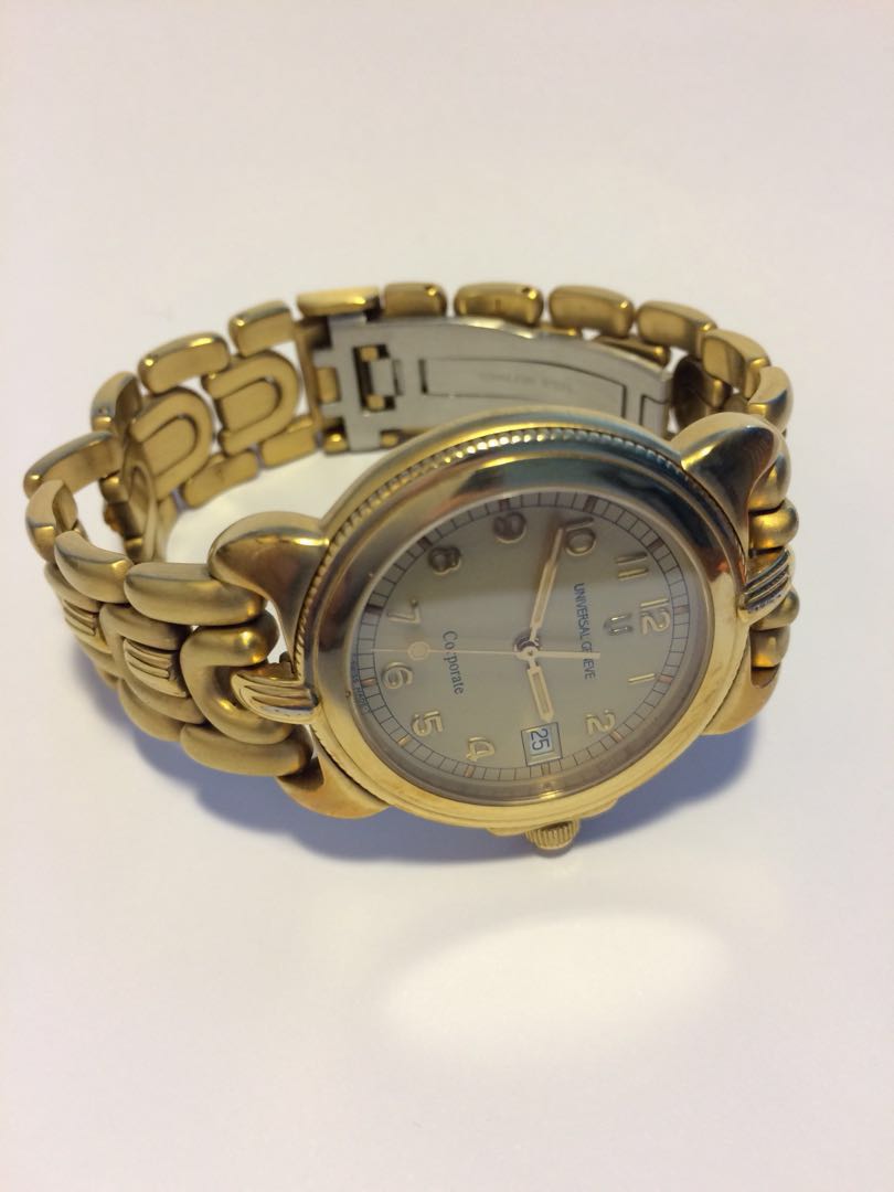 Universal Geneve Quartz Men Watch, Luxury, Watches on Carousell