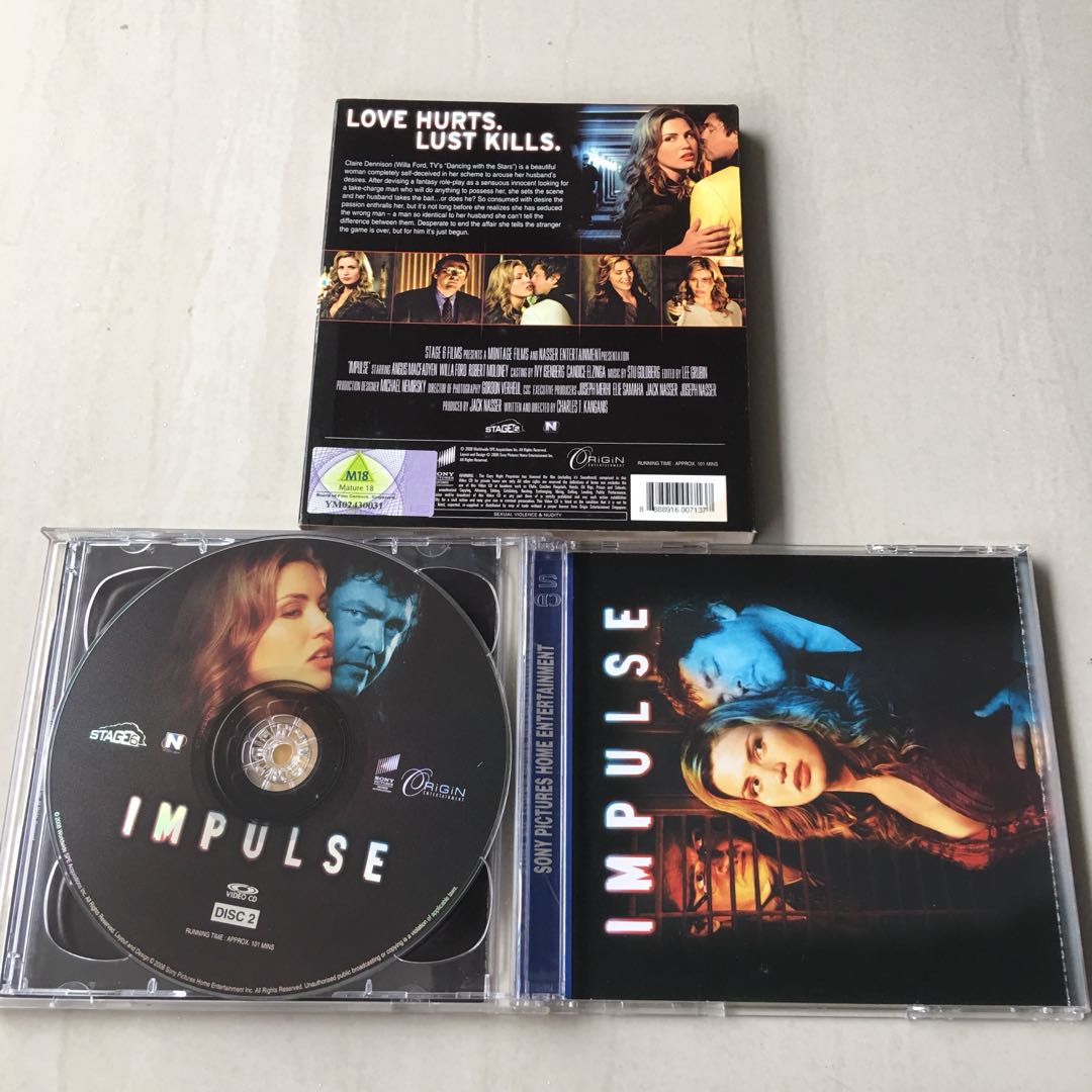 VCD Movie: Impulse, Hobbies & Toys, Music & Media, CDs & DVDs on Carousell