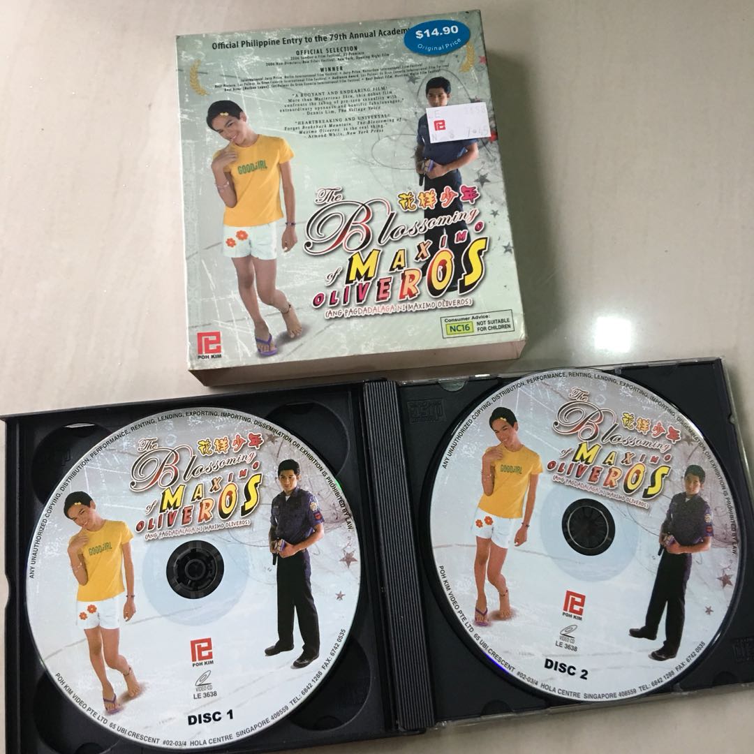 VCD Movie: The Blossoming of Maximo Oliveros (Filipino), Hobbies & Toys ...