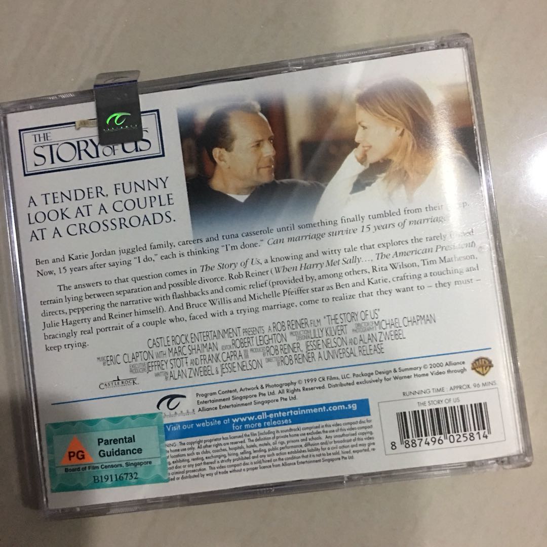 VCD Movie: The Story of Us, Hobbies & Toys, Music & Media, CDs & DVDs ...