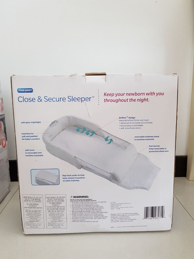 Close and secure sleeper bed, Babies & Kids, Babies & Kids Fashion on ...