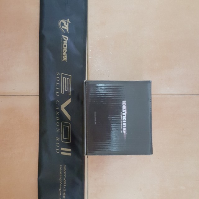 Pioneer Evo II Fishing Rod & Mela Spinning Reel, Sports Equipment ...