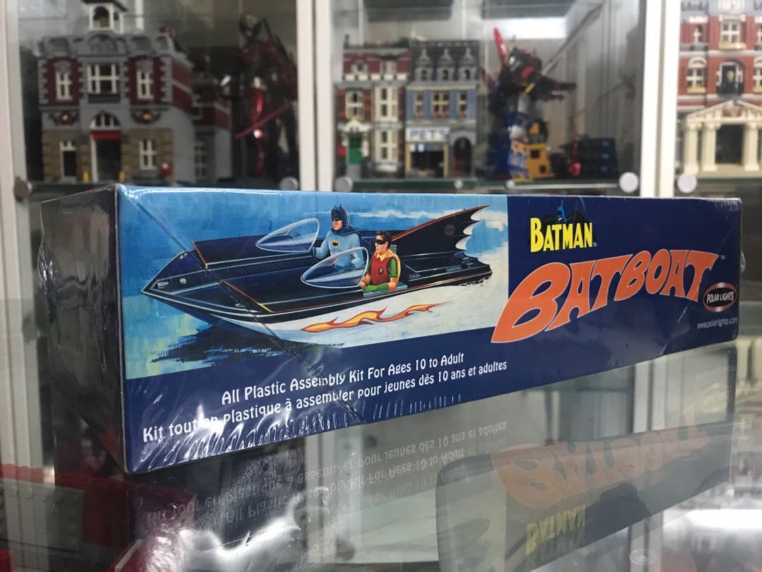 MISB Vintage Polar Lights 1966 Batboat Model Kit (Reserved), Hobbies ...