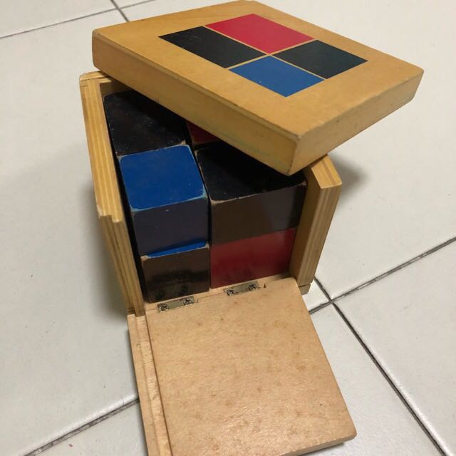 Montessori binomial cube, Hobbies & Toys, Toys & Games on Carousell