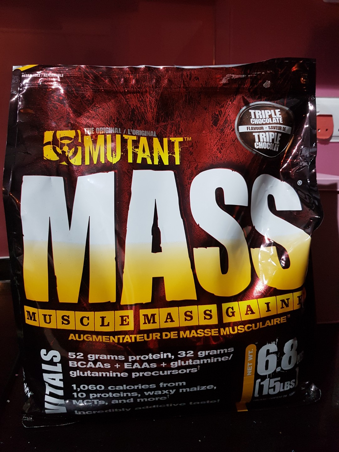 MUTANT MASS Muscle mass gainer, Health & Nutrition, Health Supplements ...