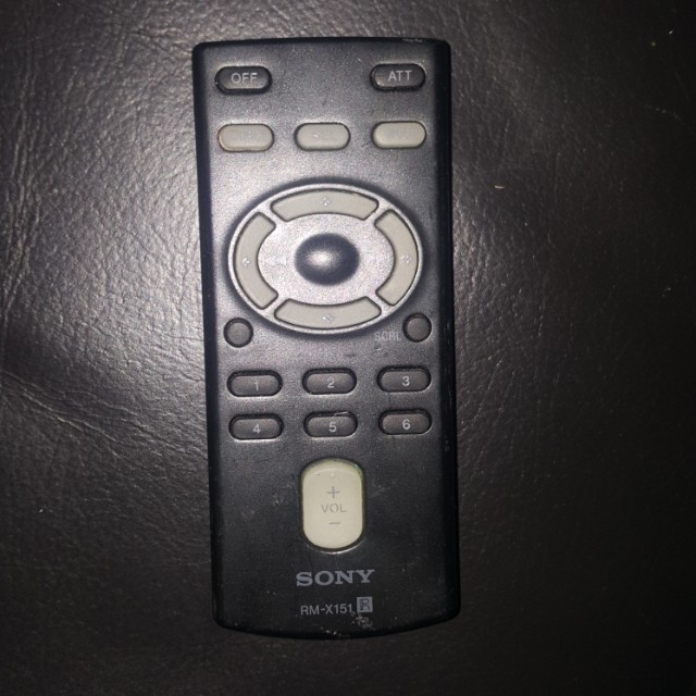 SONY CAR AUDIO RM X151 Remote Control, Everything Else on Carousell