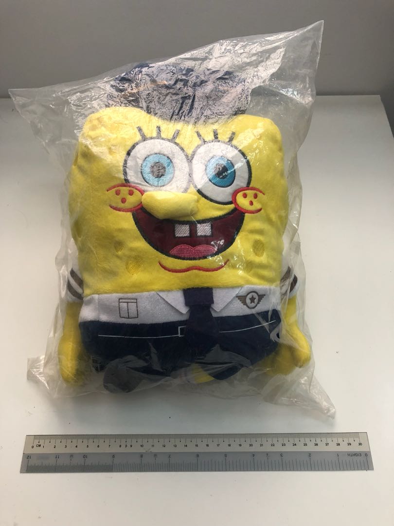 Spongebob pilot soft toy, Hobbies & Toys, Toys & Games on Carousell