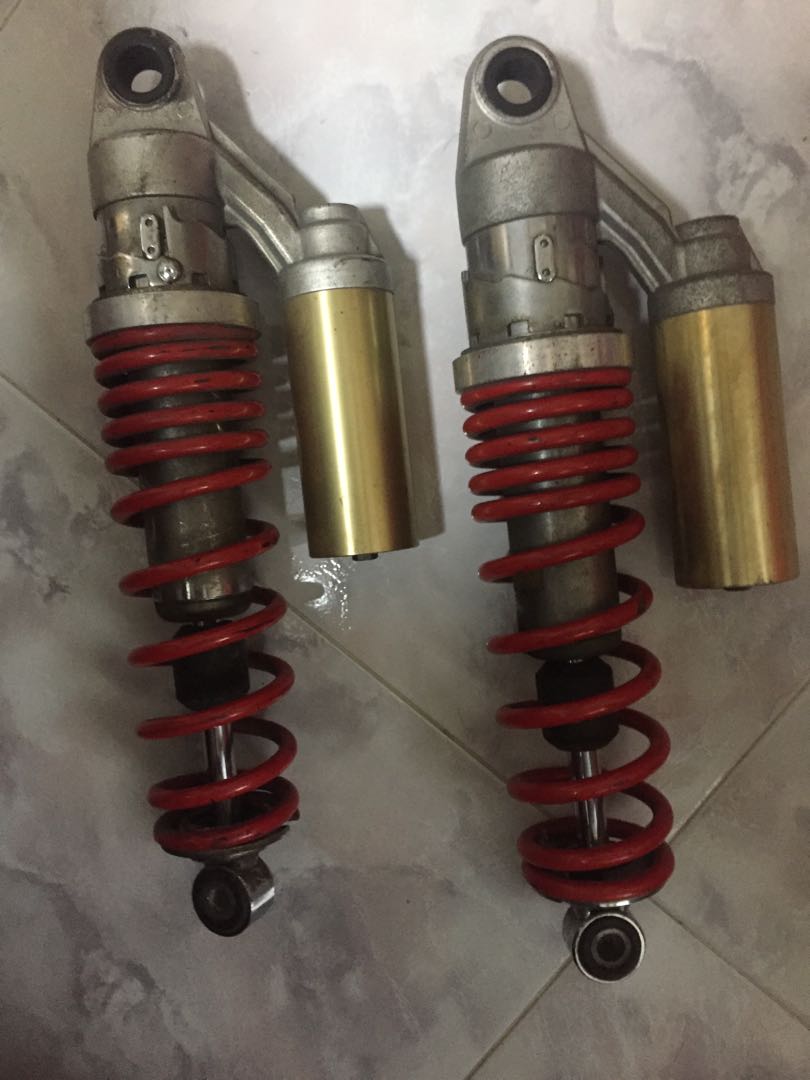 Super 4 revo showa shocks, Motorcycles, Motorcycle Accessories on Carousell