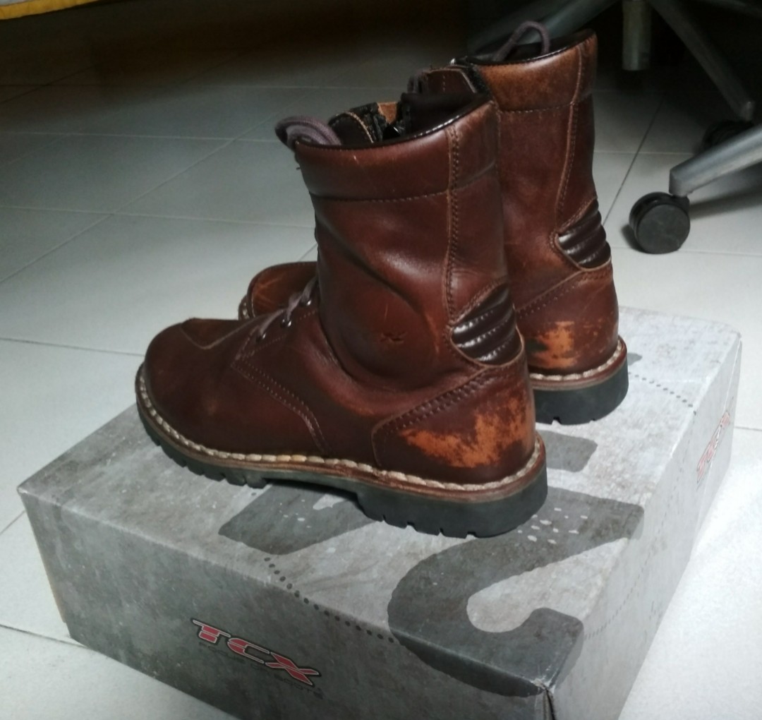 TCX Hero boots, Motorcycles, Motorcycle Apparel on Carousell