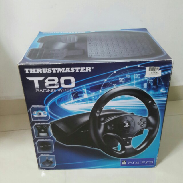 Thrustermasters t80 racing wheel, Video Gaming, Video Game Consoles ...