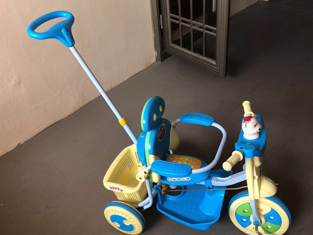 Tricycle baby cycle, Babies & Kids, Babies & Kids Fashion on Carousell