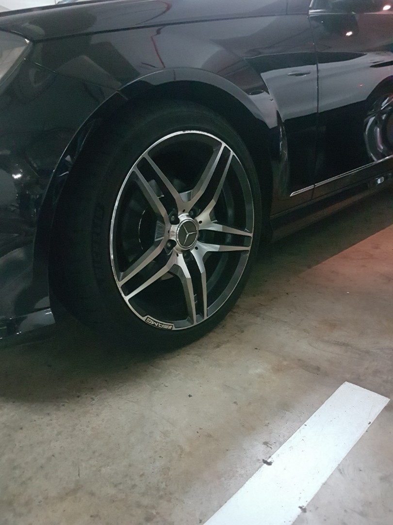 AMG Mercedes-Benz Rims, Car Accessories on Carousell
