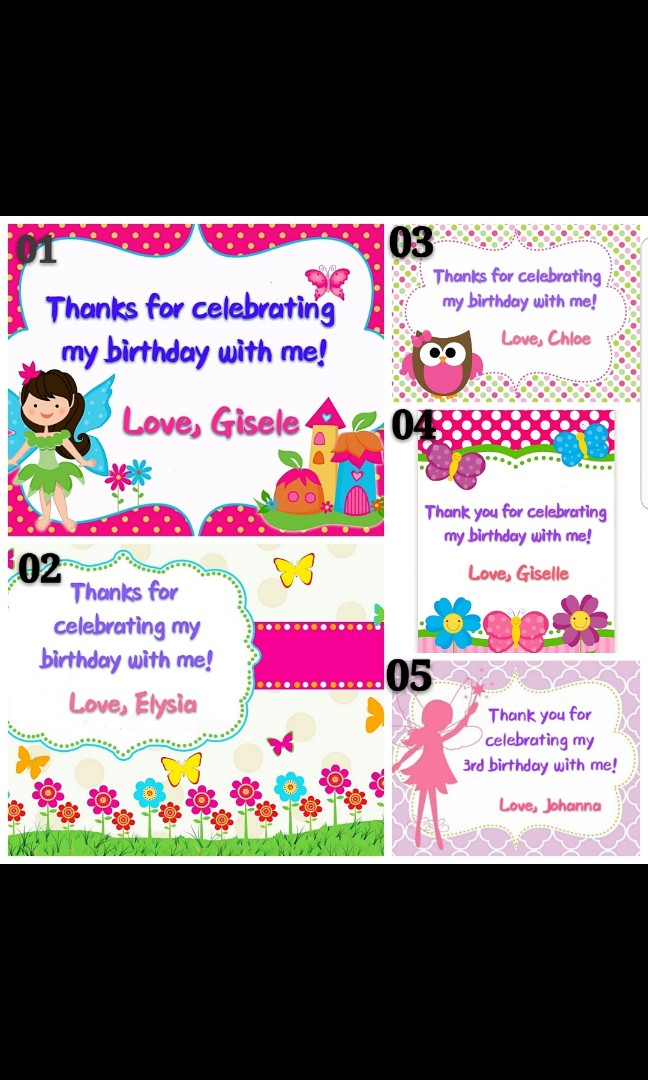 Birthday Goodie Bags for Kids/Children's Day/Xmas with Snacks and Name ...