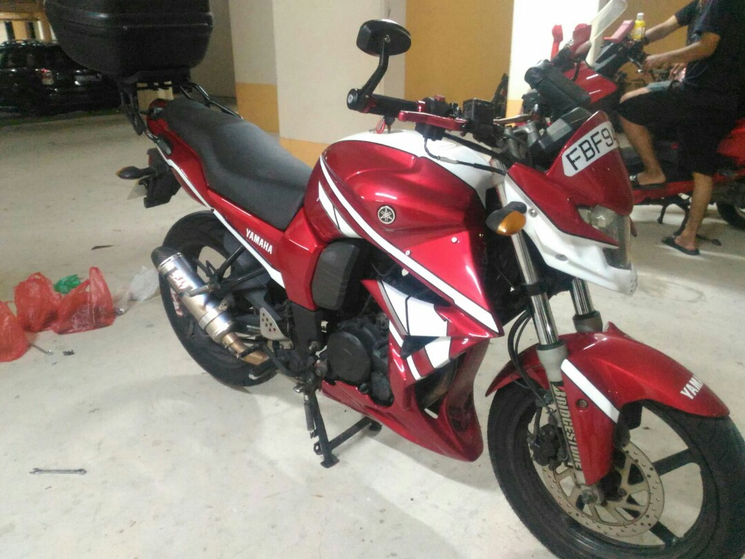 Fz16 coverset recently installed!, Motorcycles, Motorcycle Accessories ...