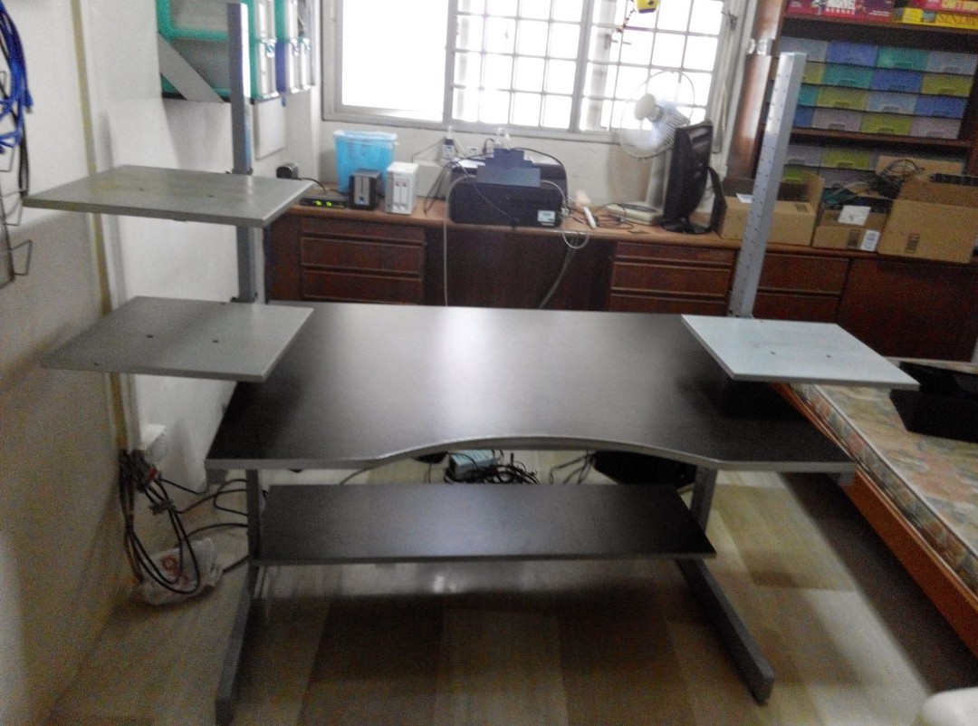 IKEA Jerker Computer/Work Table - Height Adjustable, Furniture & Home ...