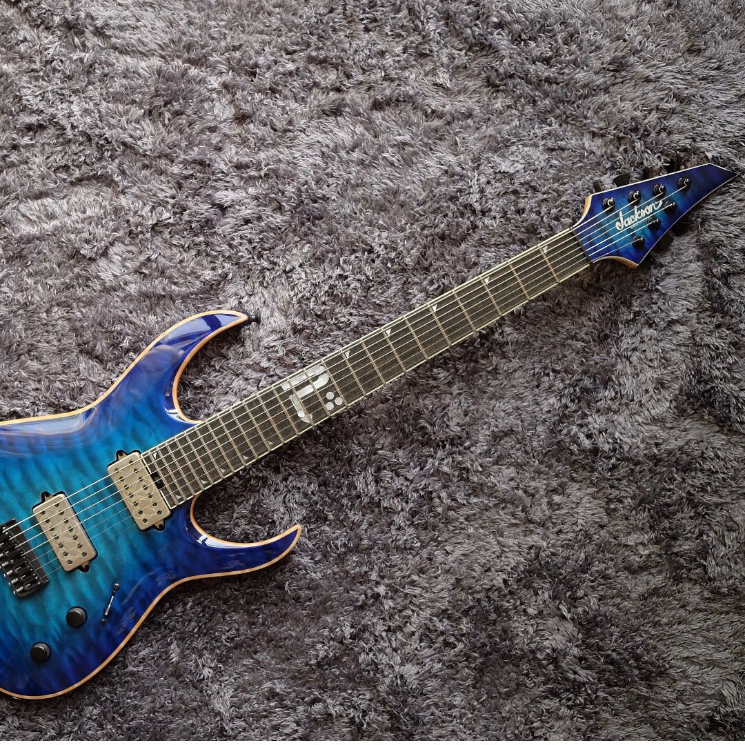 Jackson Custom Shop Misha Mansoor Juggernaut HT7 Laguna Burst BULB ...