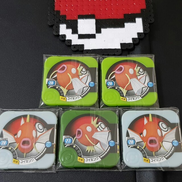 Magikarp Pokemon Tretta 1-star Normal class, Toys & Games, Board Games ...