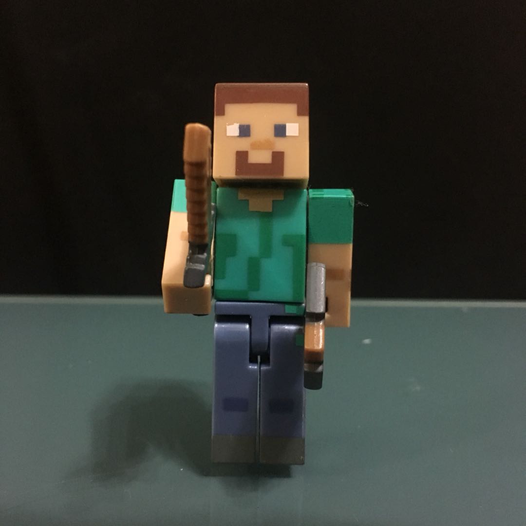 Minecraft Steve Mini figures Toy, Hobbies & Toys, Toys & Games on Carousell