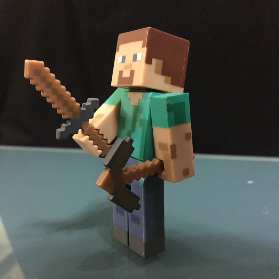Minecraft Steve Mini figures Toy, Hobbies & Toys, Toys & Games on Carousell