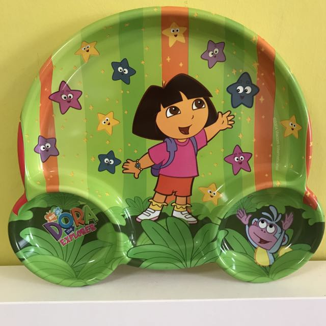 Nick Jr Dora the Explorer Birthday Party Theme Plastic Plates Deco ...