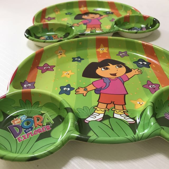 Nick Jr Dora the Explorer Birthday Party Theme Plastic Plates Deco ...
