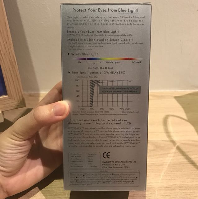 Owndays original pc spec, Luxury, Accessories on Carousell