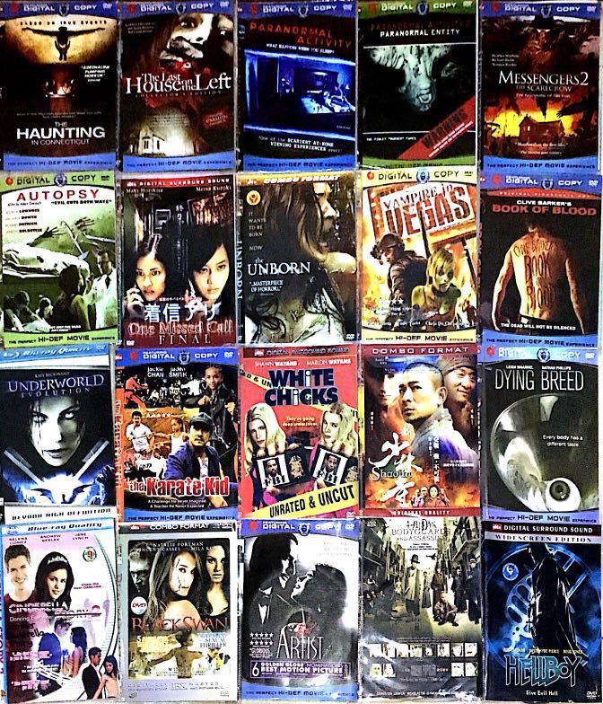 PRELOVED DVD MOVIES, Musik & Media, CD, DVD & Lainnya di Carousell