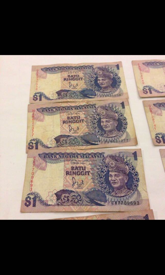 RM1 Malaysian Old Bank Note, Hobbies & Toys, Collectibles & Memorabilia ...