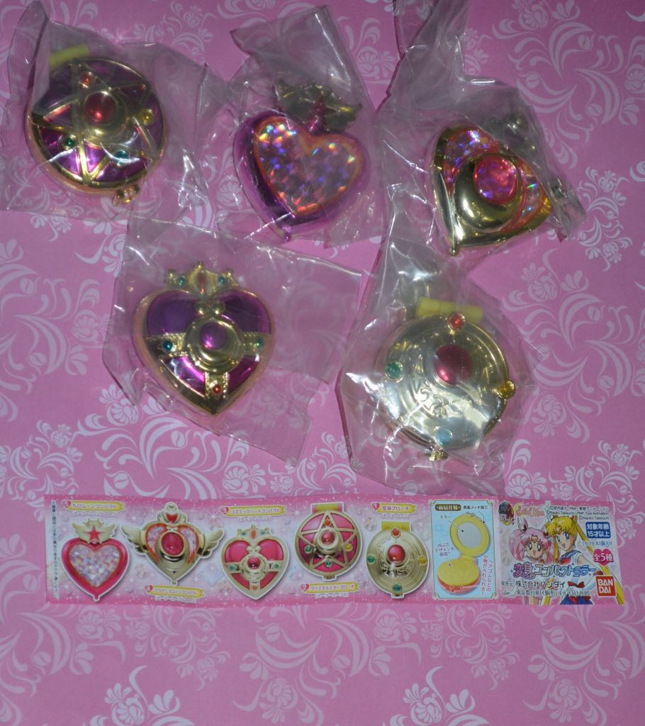 Sailor Moon Gashapon Compacts Set Of 5. Brand new., Hobbies & Toys ...