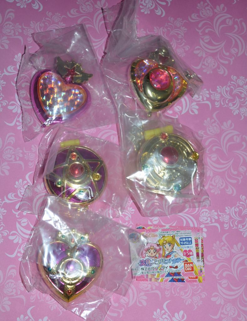 Sailor Moon Gashapon Compacts Set Of 5. Brand new., Hobbies & Toys ...