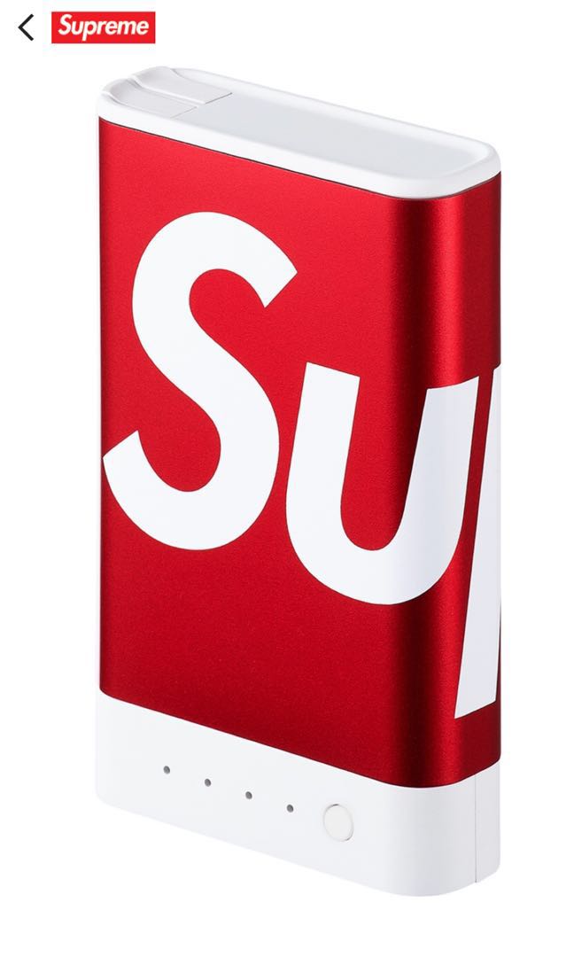 Supreme Power Bank, Men's Fashion, Watches & Accessories, Accessory ...