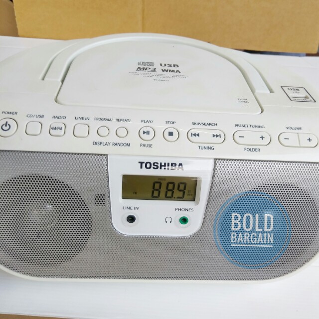 TOSHIBA TY-CRU11 CD MP3 WMA USB Music Player with Digital FM Radio ...