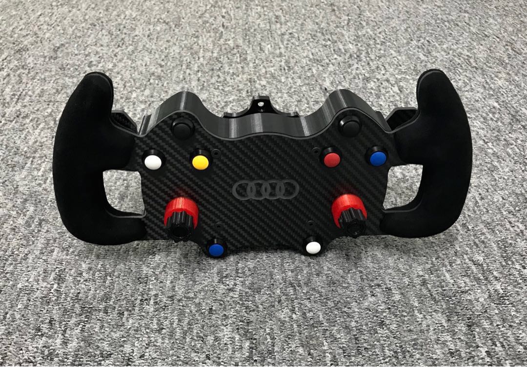 AUDI DTM STYLE CUSTOM SIM WHEEL (HAND-MADE) - NOT MOMO SPARCO OMP NARDI ...