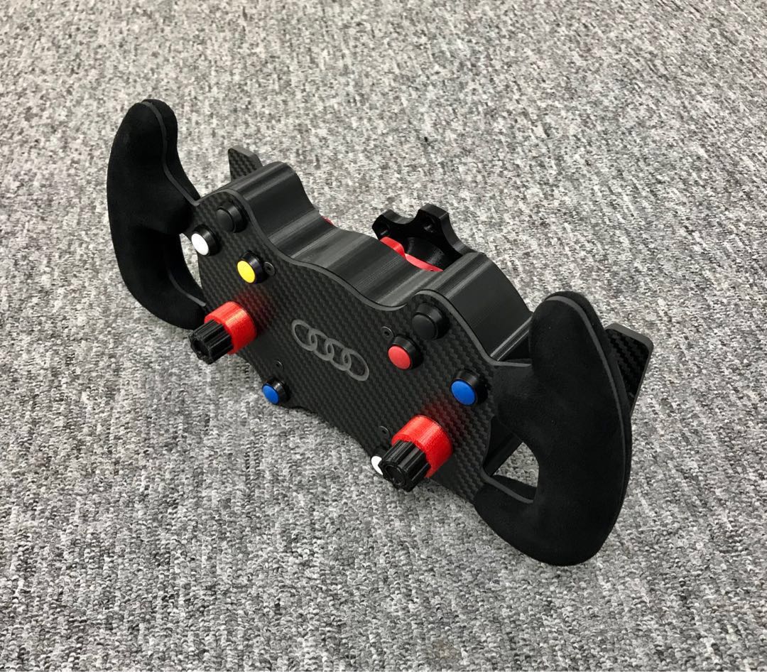 AUDI DTM STYLE CUSTOM SIM WHEEL (HAND-MADE) - NOT MOMO SPARCO OMP NARDI ...