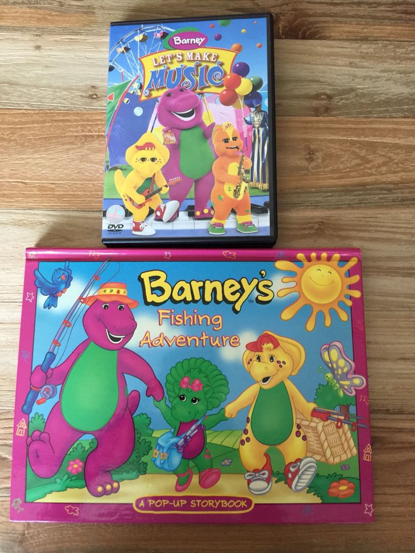 Barney bundle CD and pop up book, Hobbies & Toys, Books & Magazines ...