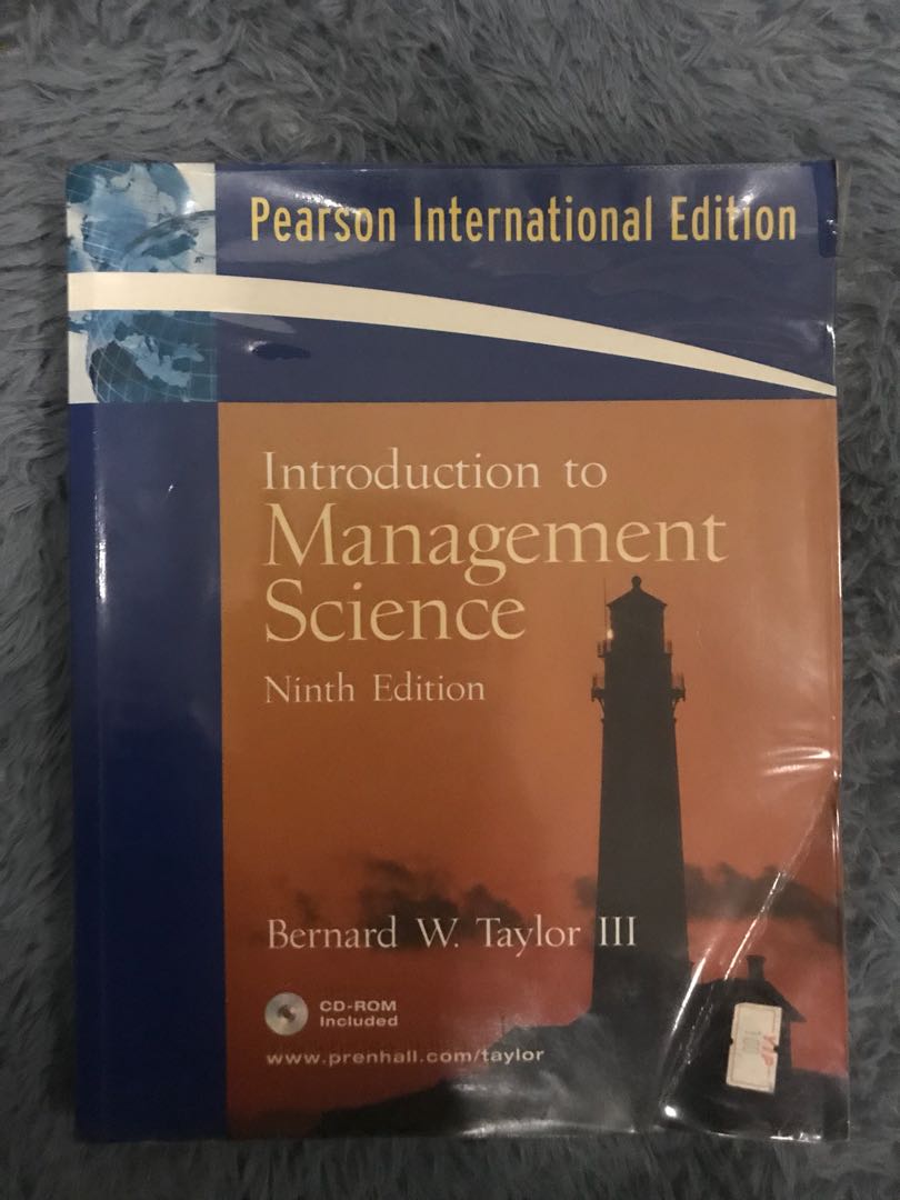 Introduction to Management Science, Hobbies & Toys, Books & Magazines ...